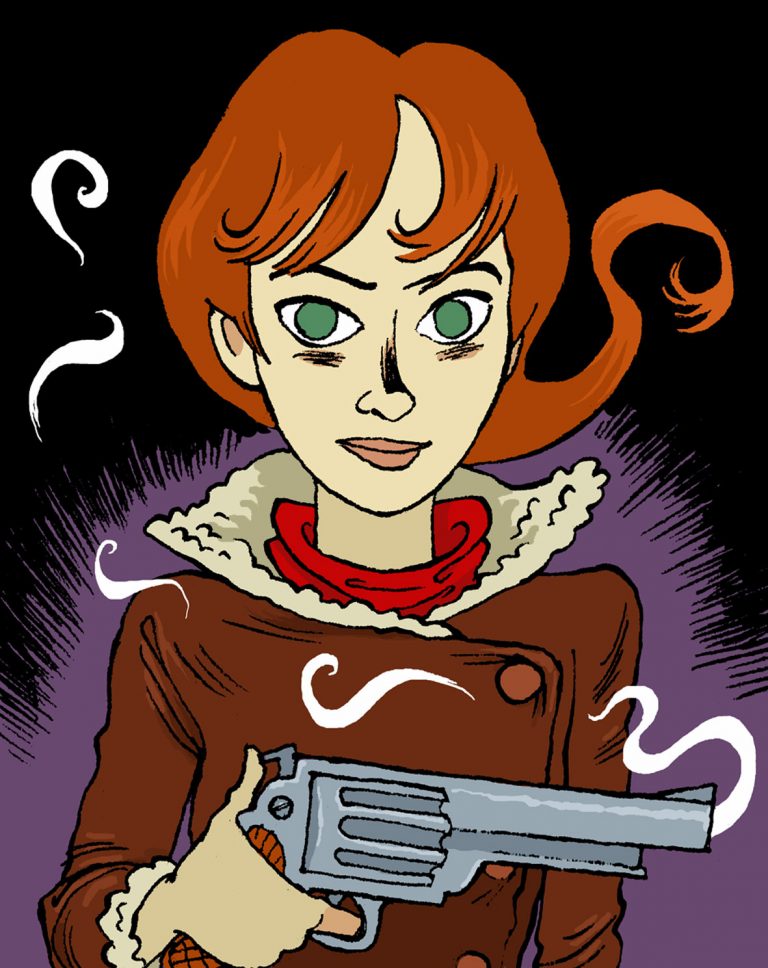 sketches of Scarlett Hart by Thomas Taylor